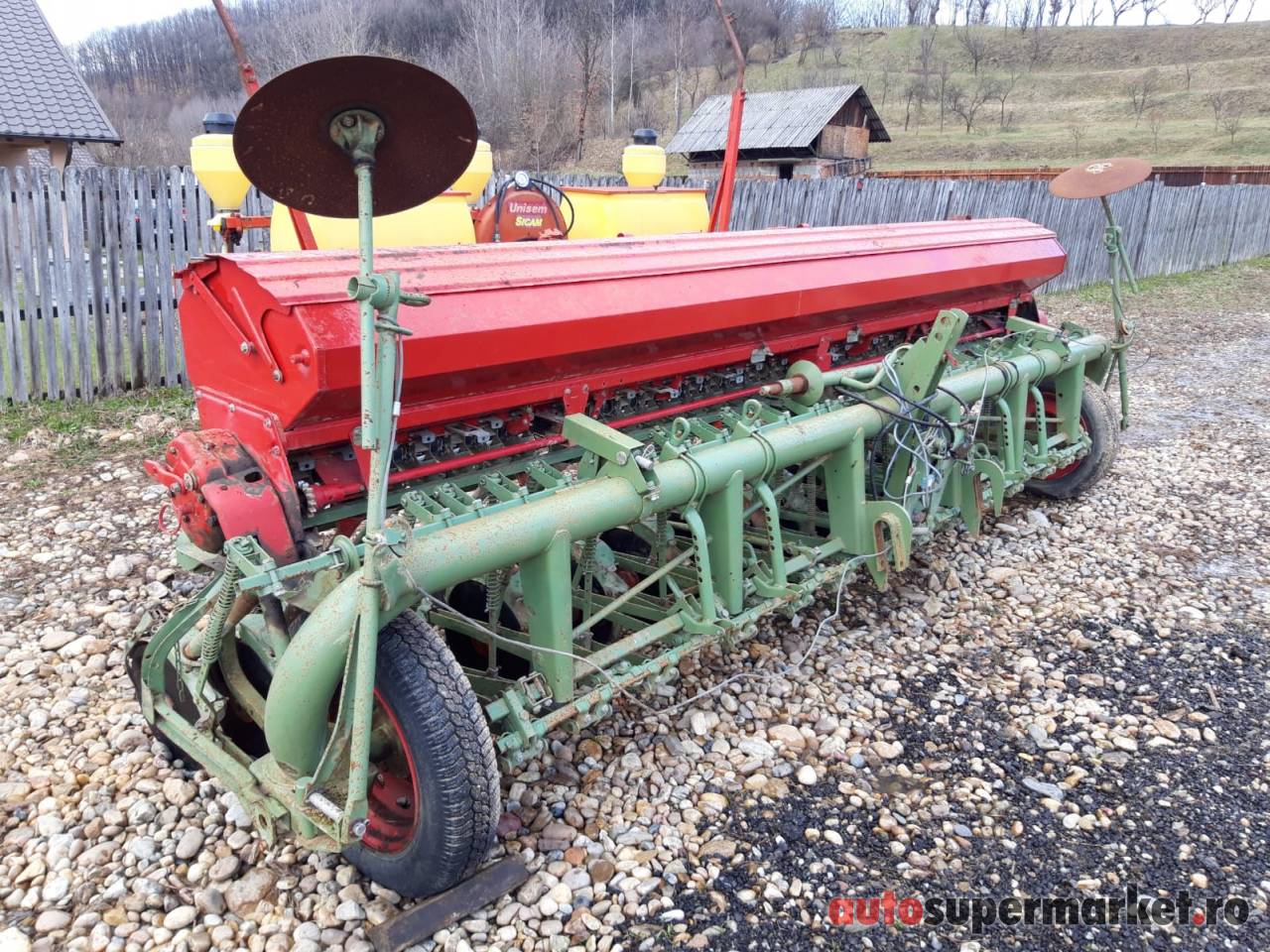 Anunt utilaje agricole SEMANATOR NODET 4 metri paioase metri pe discuri ...
